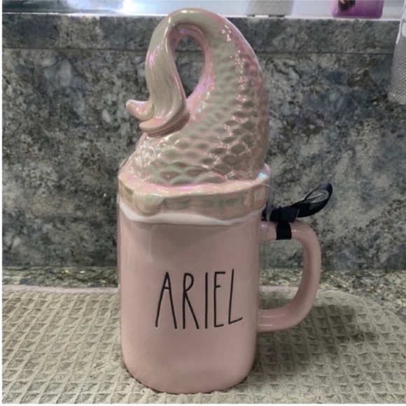 Rae Dunn | Dining | Rae Dunn X Disney Ariel Mug W Sculpted Lid Little ...